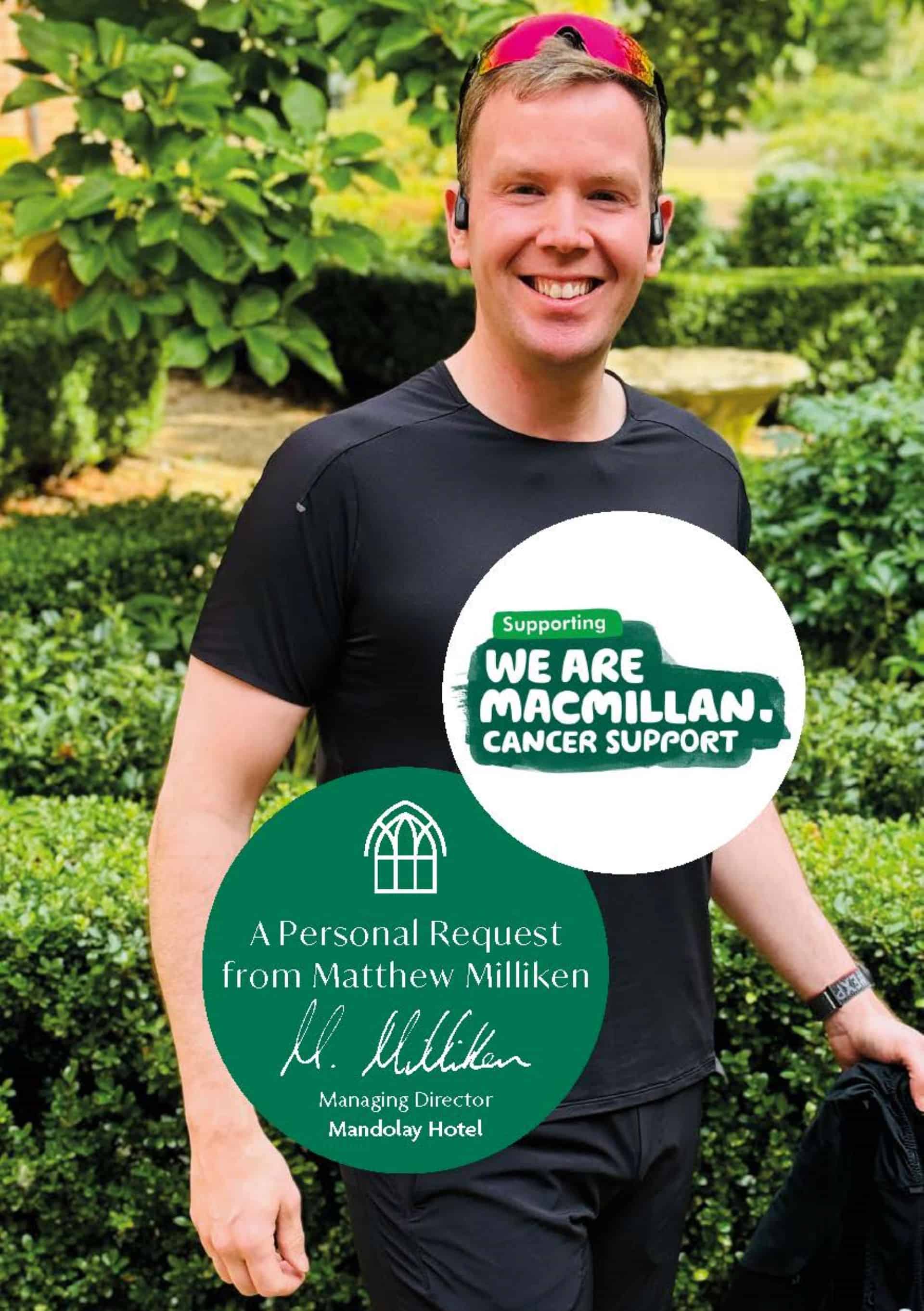 Matthew puts his best foot forward for Macmillan - Mandolay